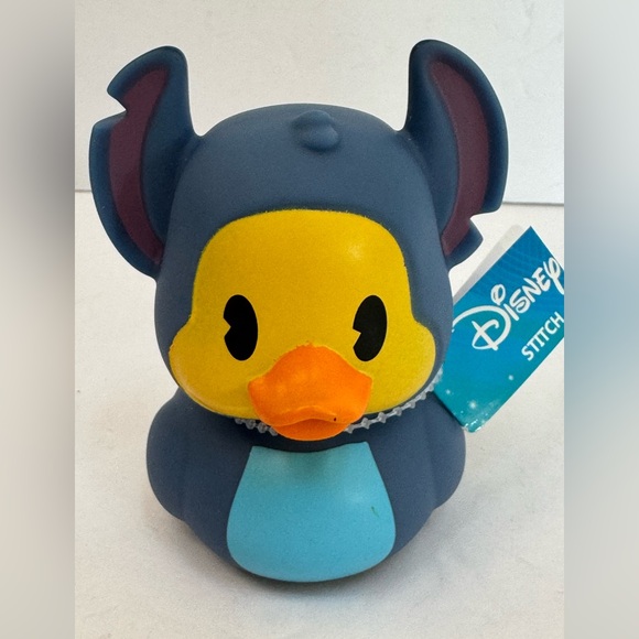 Disney | Toys | Disney Stitch Rubber Duck Blue And Yellow | Poshmark